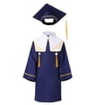 HAYIMI Boys Graduation Gown Academic Robe Uniforms And Cap For Boys ...