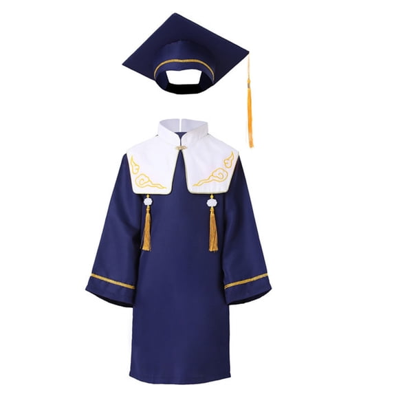 HAYIMI Boys Graduation Gown Academic Robe Uniforms And Cap For Boys ...