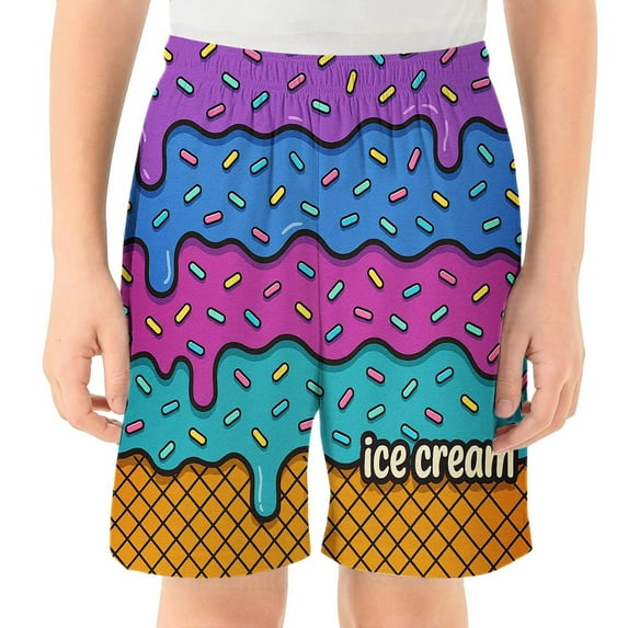 HAYIMI Child Girls Elastic Waist Shorts Toddler Kids Teens Comfortable ...