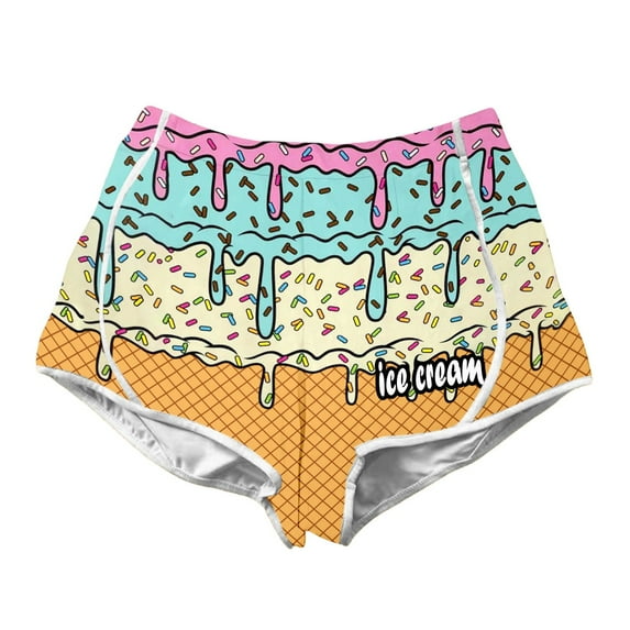 HAYIMI Child Girls Summer Shorts Toddlers Kids Patchwork Elastic Waist ...