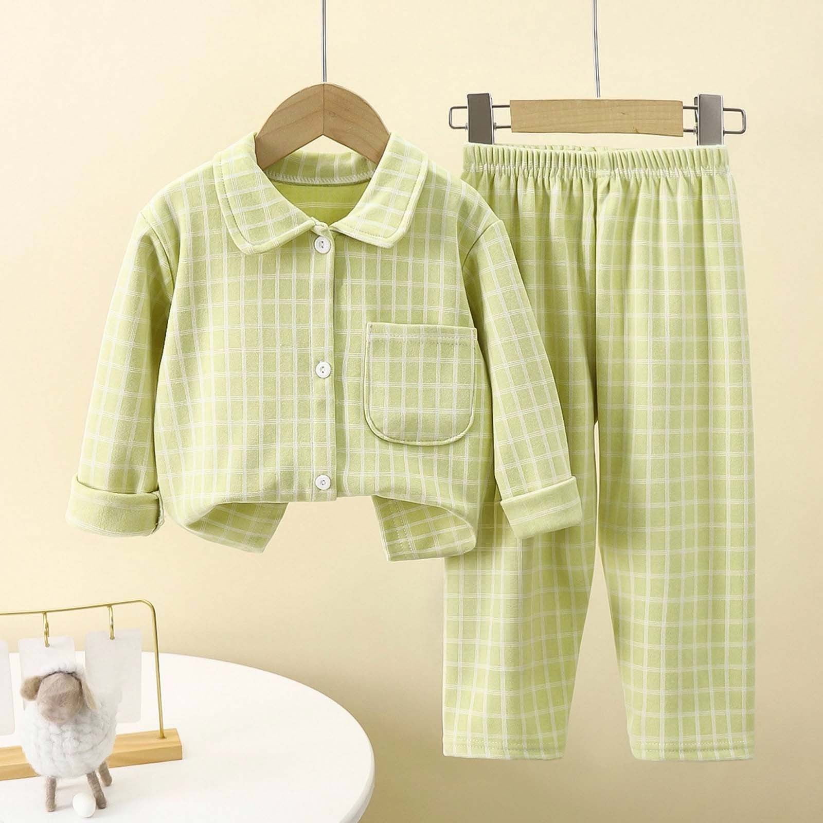 HAYIMI Girls Outfit Sets Soft Fuzzy Collar Tops Pants Kids Outfit Sets ...