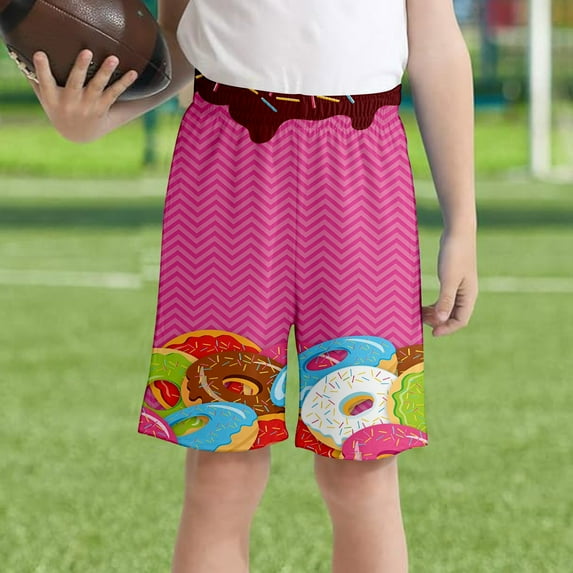 HAYIMI Kids Boys Baseball Shorts Toddler Ice Cream Summer Casual ...