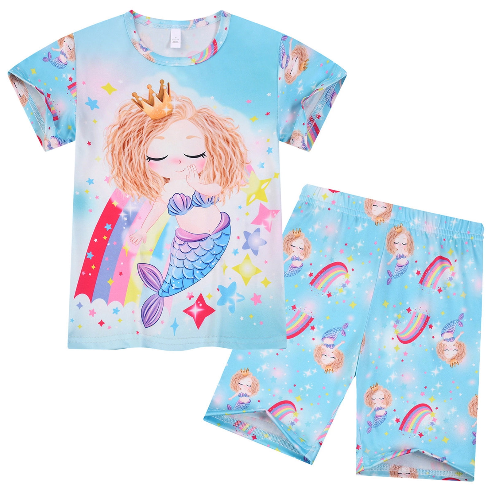 HAYIMI Kids Boys Cartoon Outfits Set Home Casual Comfortable O-Neck ...