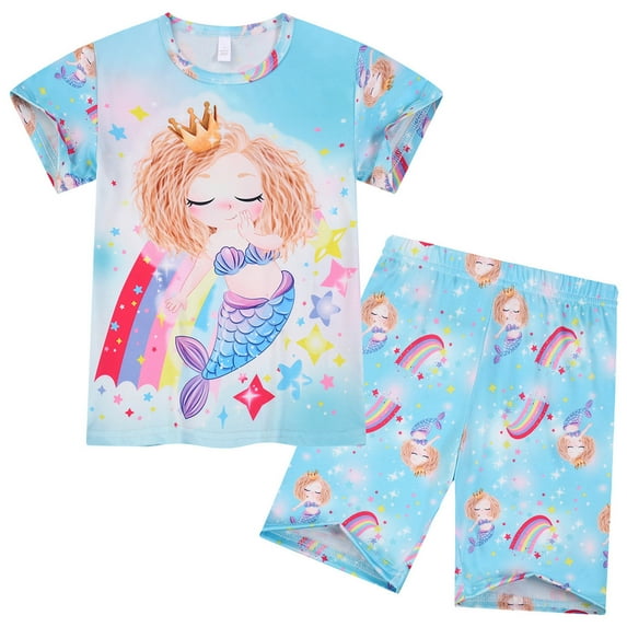 HAYIMI Kids Boys Cartoon Outfits Set Home Casual Comfortable O-Neck ...