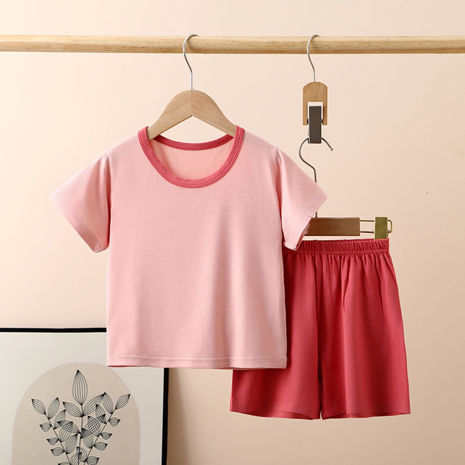 HAYIMI Kids Boys Summer Outfits Casual Short Sleeve T Shirts Tops With ...