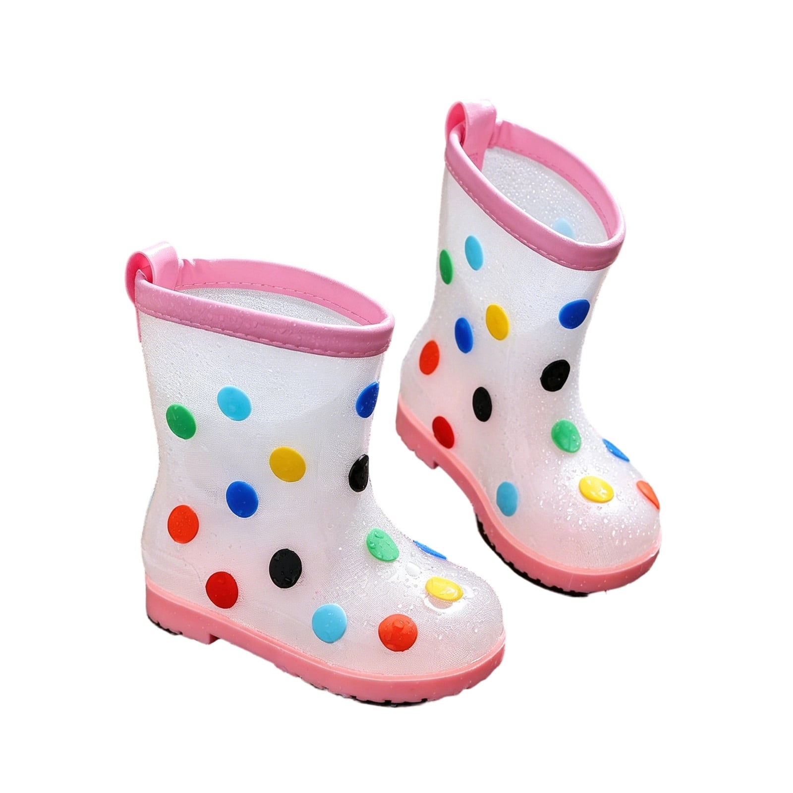 HAYIMI Kids Cartoon Rainboots Waterproof Round Toe Rain Boots For ...