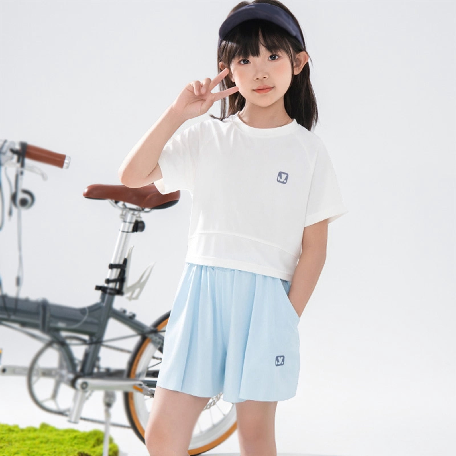HAYIMI Kids Girls Clothing Outfit Sets Summer Casual Training Suit ...