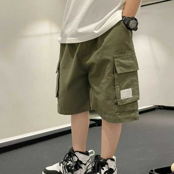 HAYIMI Kids Pants Boys Spring Summer Street Leisure Sports Pocket ...