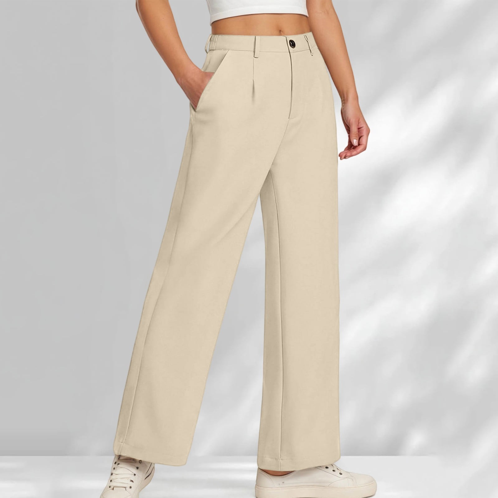 HAYIMI Kids Pants Girls Dress Pants Wide Leg Pants Child Preppy Clothes ...
