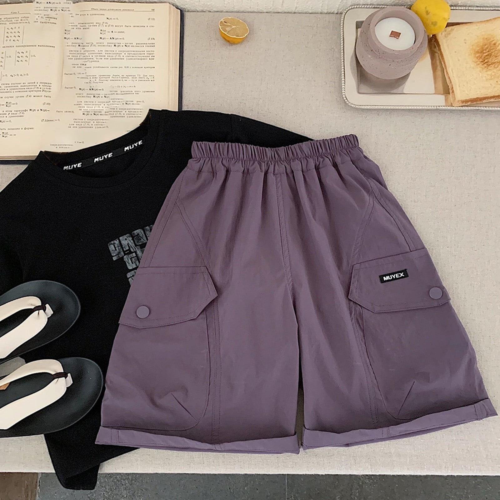 HAYIMI Kids Pants Summer Children Boys Girls Loose Waistband Pants With ...