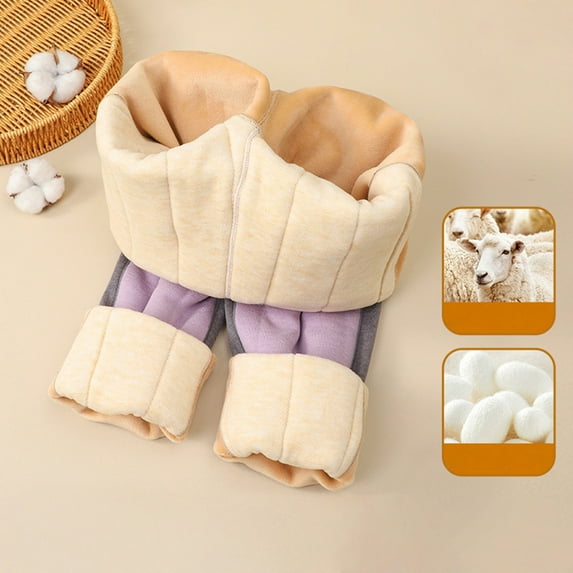 HAYIMI Kids Pants Wear Thickened Children Silk Pants With A Base Layer ...