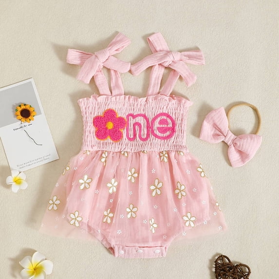 HAYIMI Kids Summer Girls Solid Color Suspenders Mesh Romper Jumpsuit ...