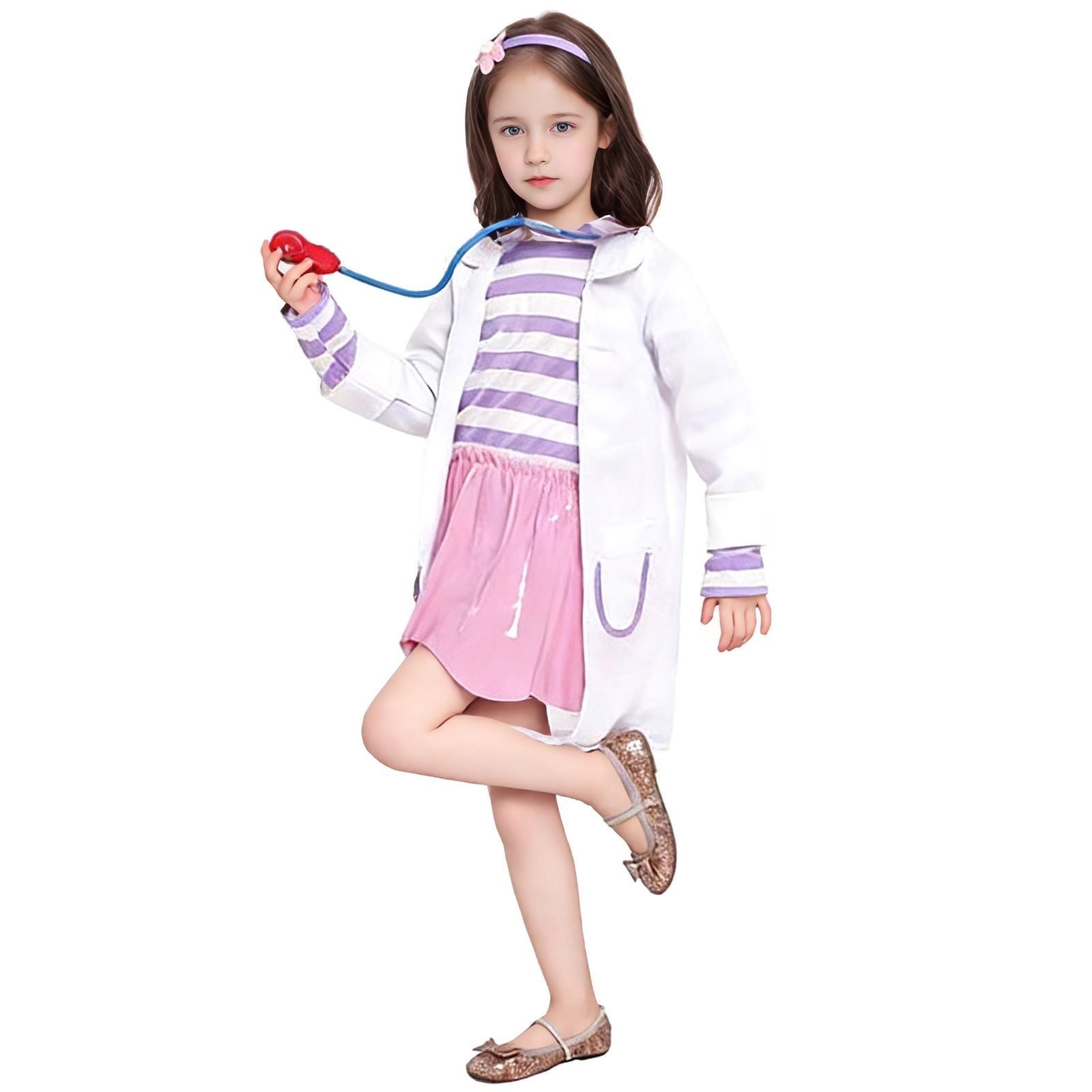 HAYIMI Toddler Kids Doctor Holiday For Girls Pretend Play Stage ...