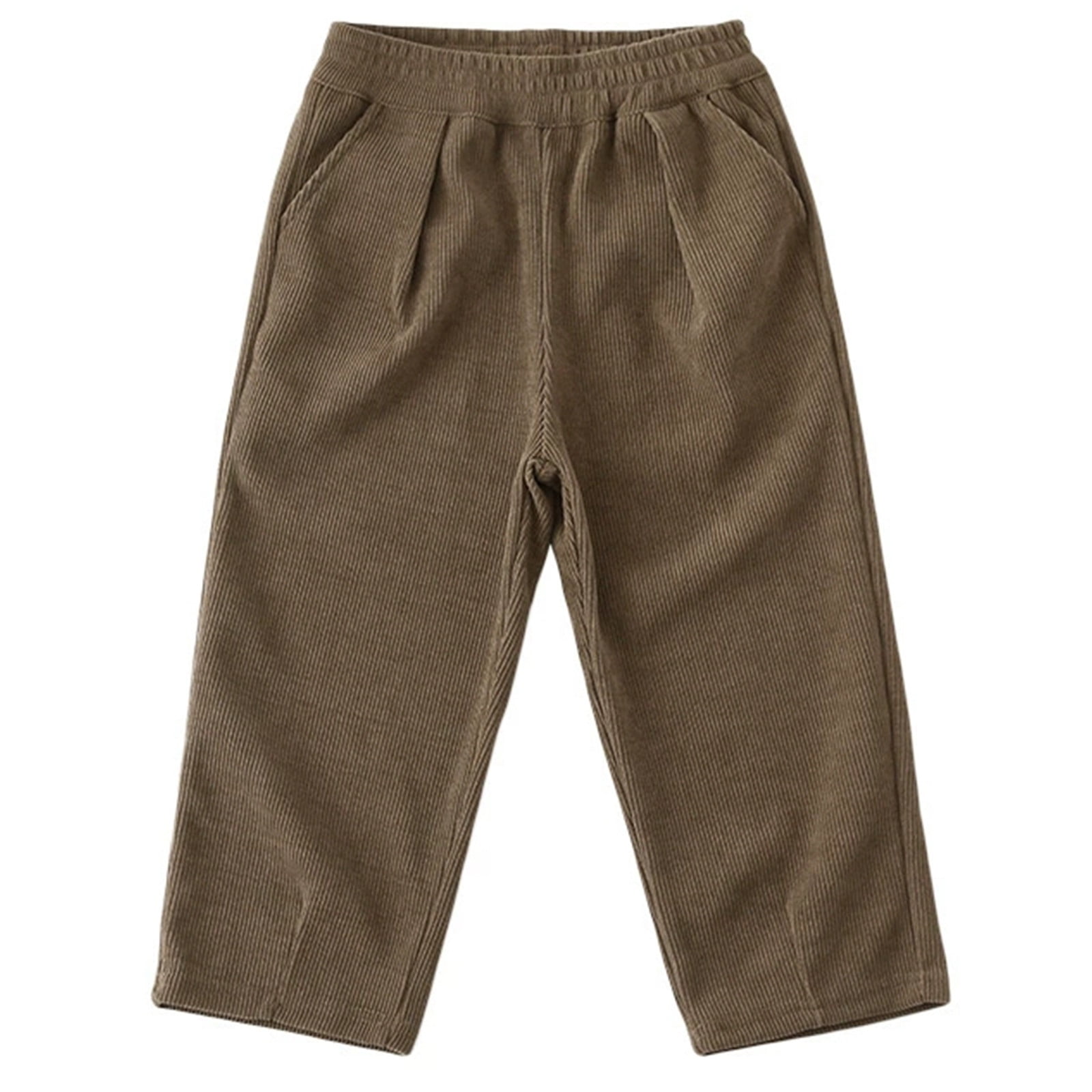 HAYIMI Toddler Pants Boys Girls Corduroy Casual Pants Soft Comfortable ...