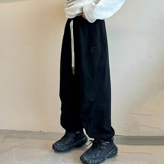 HAYIMI Toddler Pants Girls Jogger Pants Everyday Elastic Waist ...