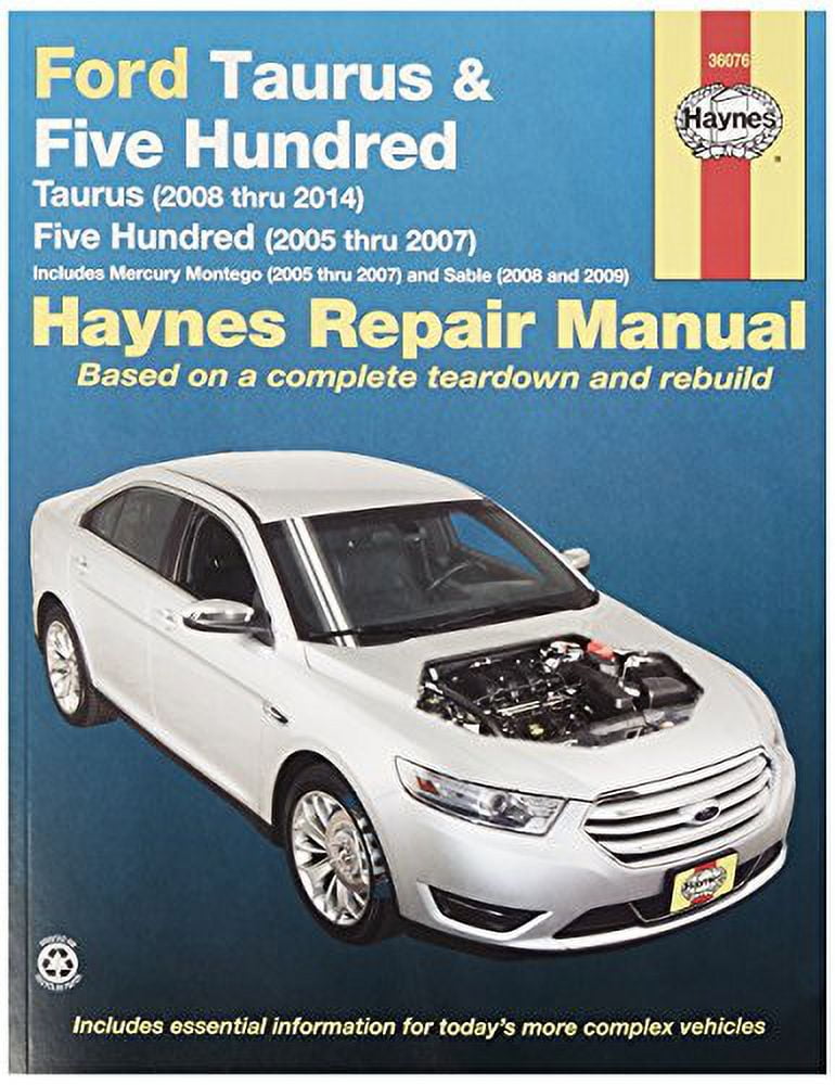 HAYNES 36076 FORD TAURUS REPAIR MANUAL - Walmart.com