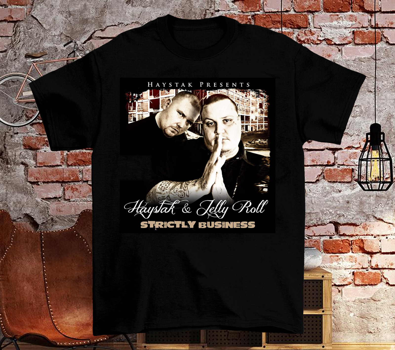 HAYSTAK and JELLY ROLL - Strictly Business Black All Size T-Shirt FA1085 - Walmart.com