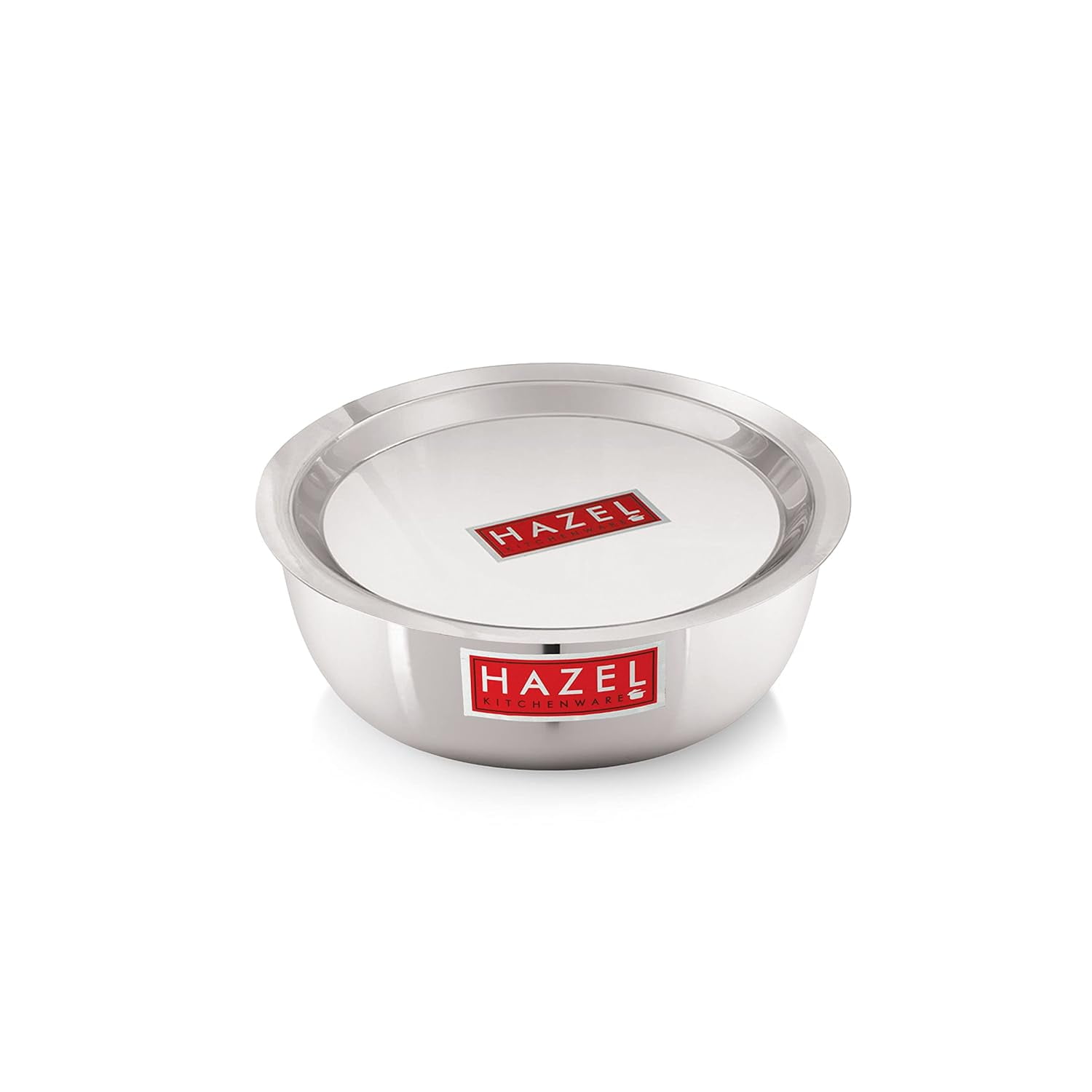 HAZEL Aluminium Kadai Without Handle Kadhai Aluminium with Cover Aluminium Induction Tasra with ...