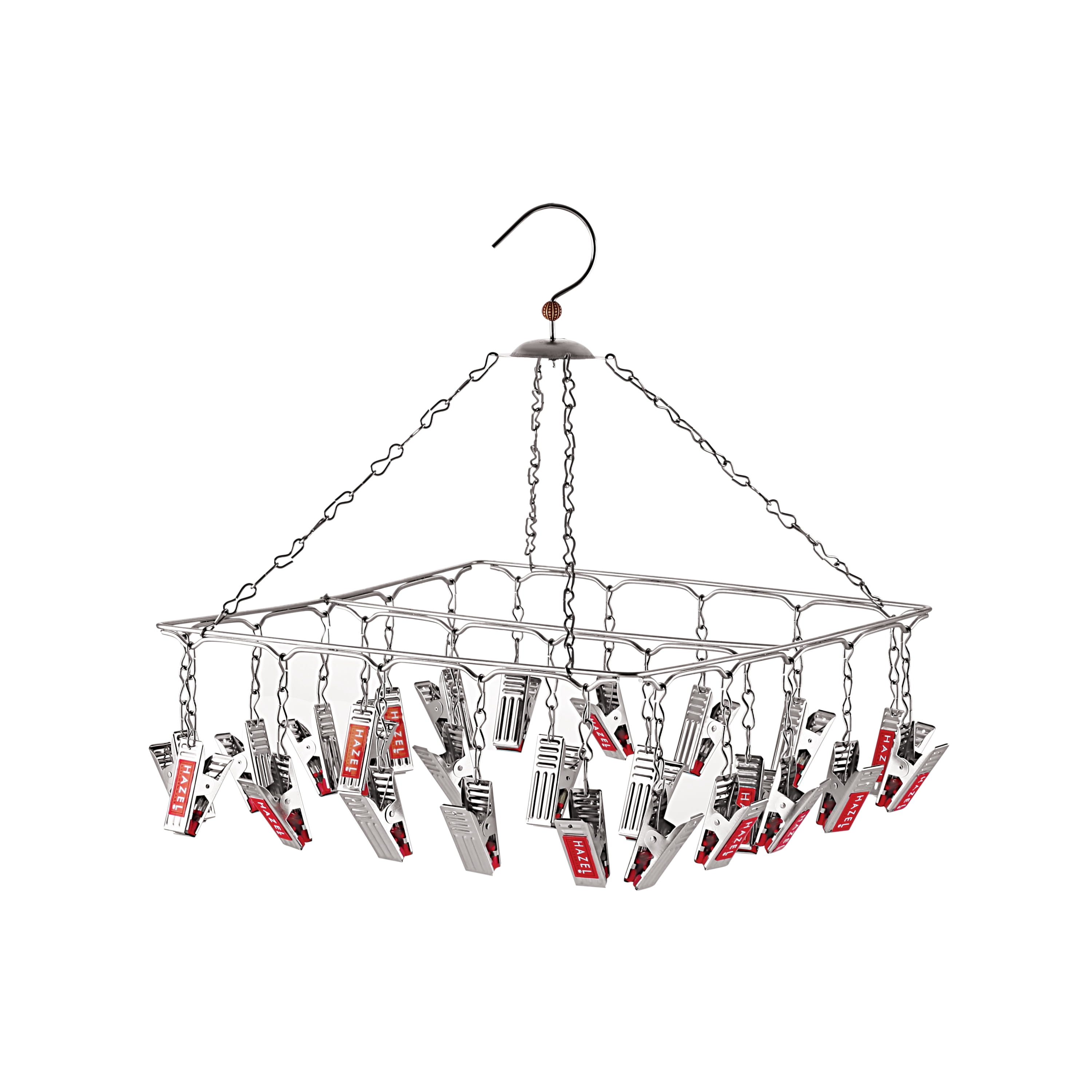 HAZEL Cloth Hanging Clips for Drying Clothes | Stainless Steel Laundry ...