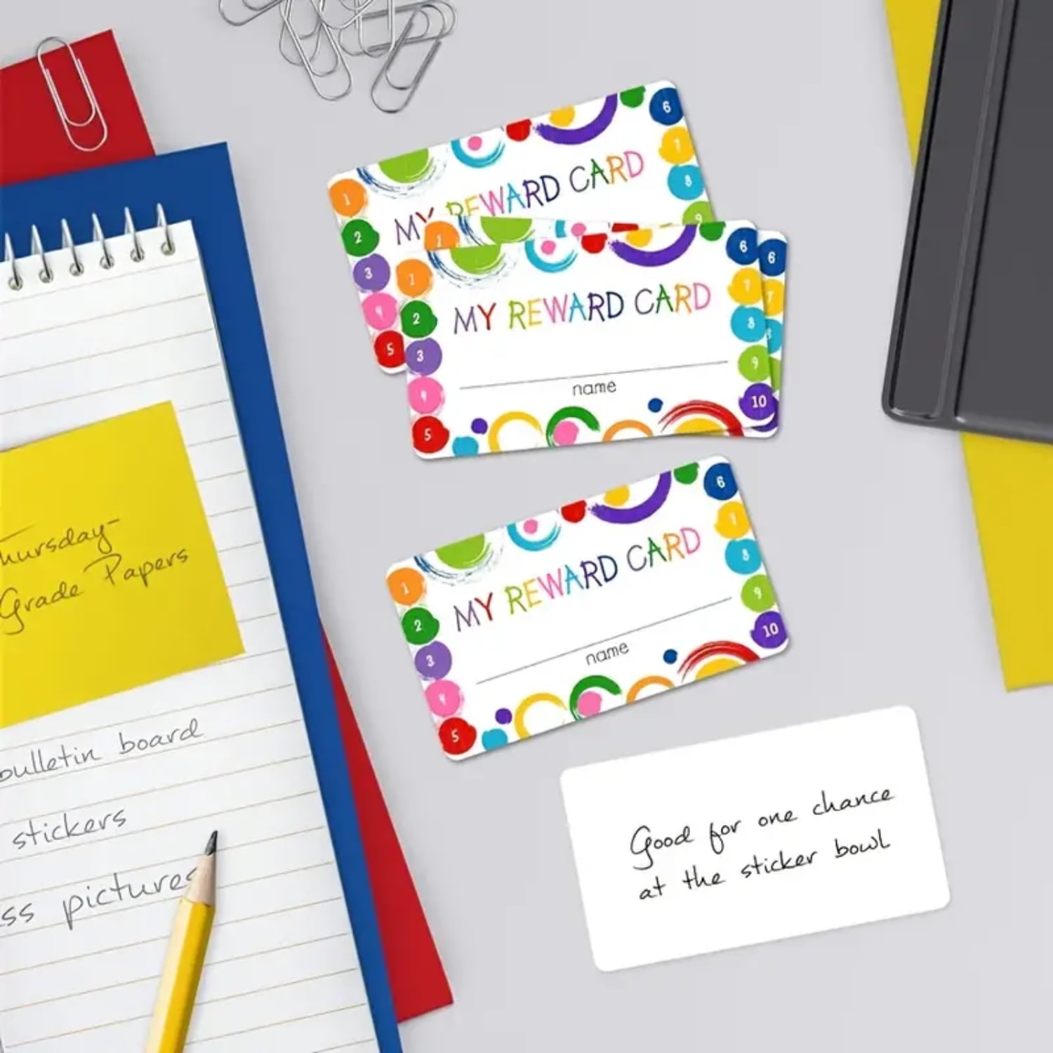 HAZHOUYUJIUKJ Engaging Classroom Rewards Card Set - 50pcs of Behavioral ...