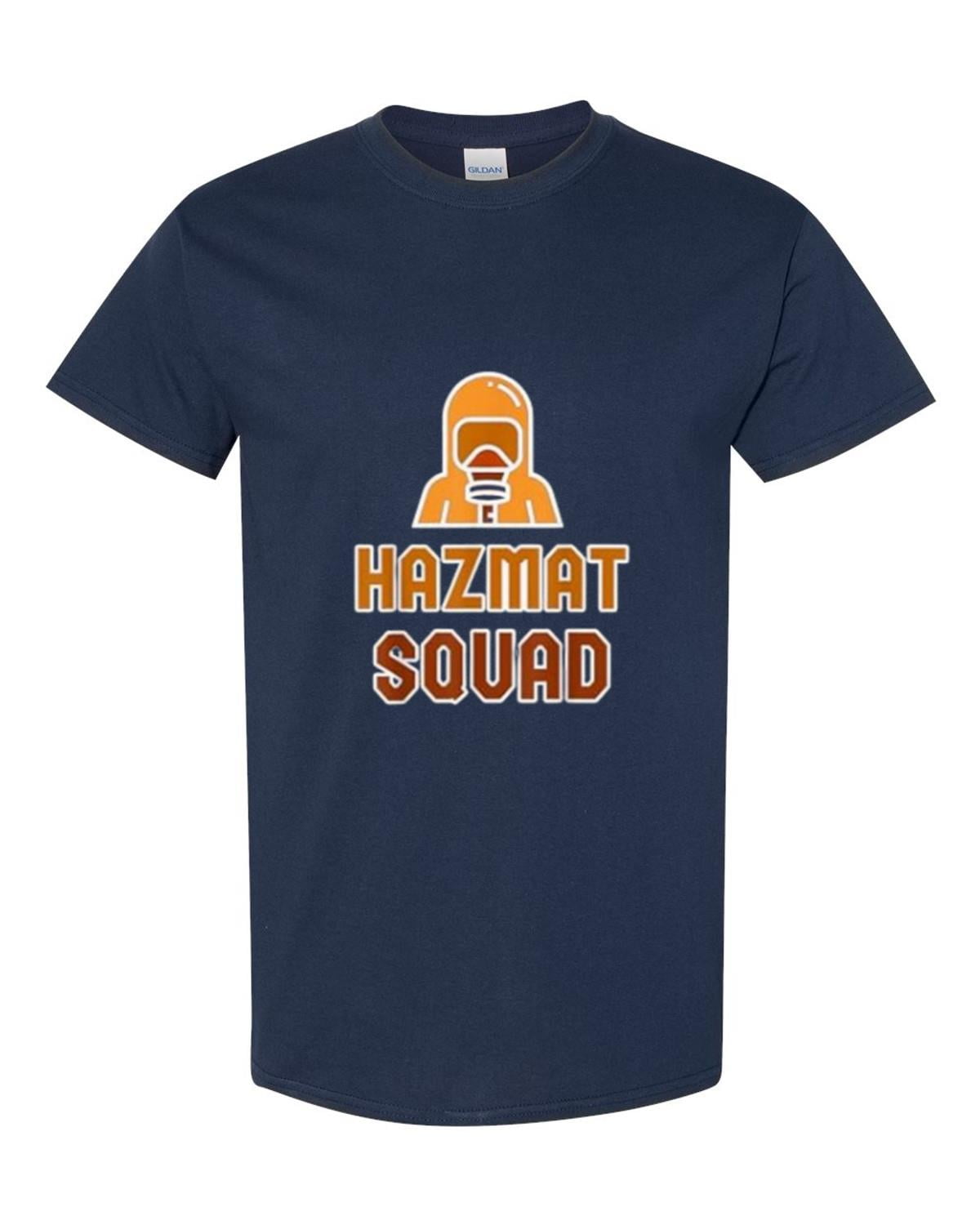 HAZMAT SQUAD Technician Biohazard Team T-Shirt, for men & women, up to ...