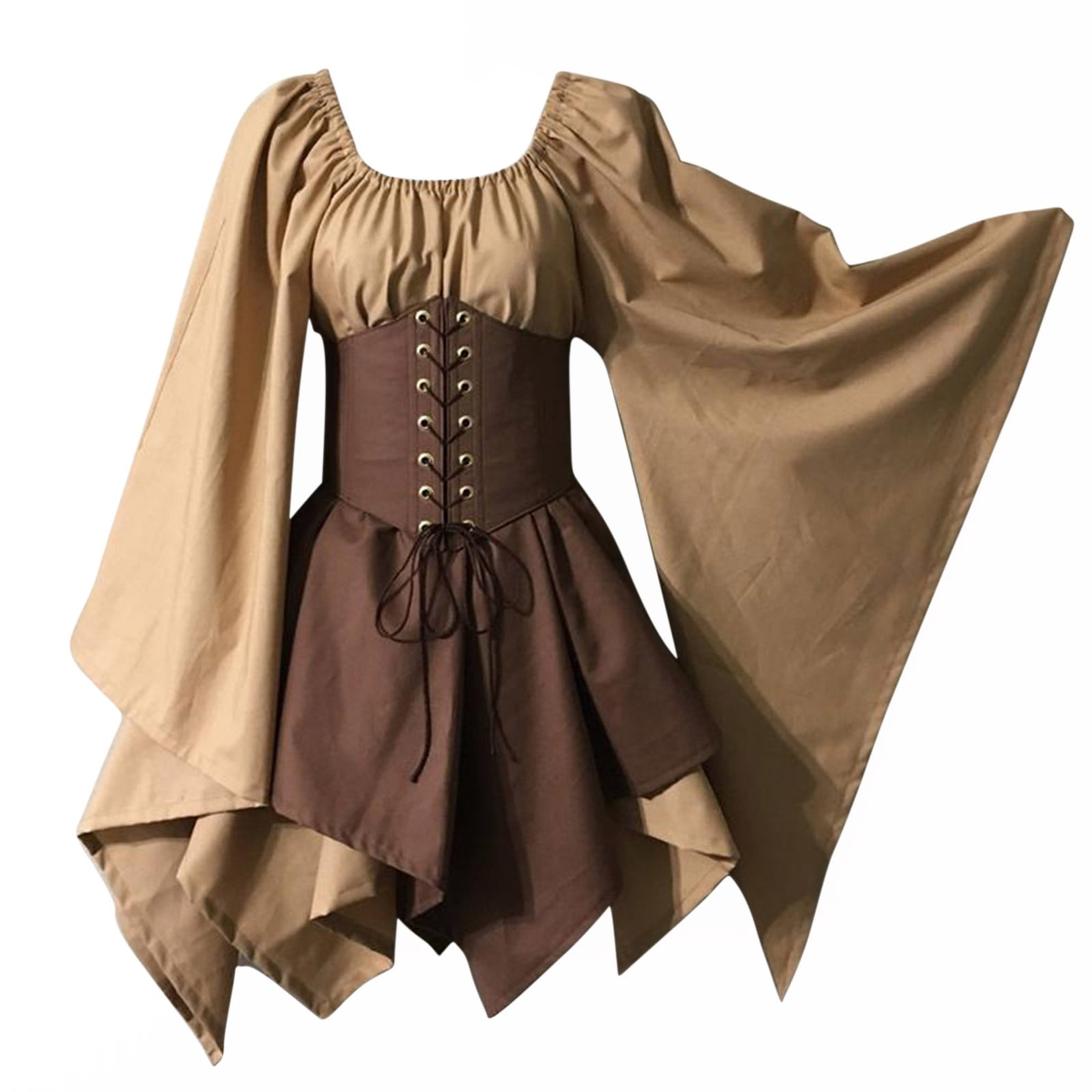 HAiming Medieval Renaissance Dress Women Halloween 1950s Vintage Ball ...