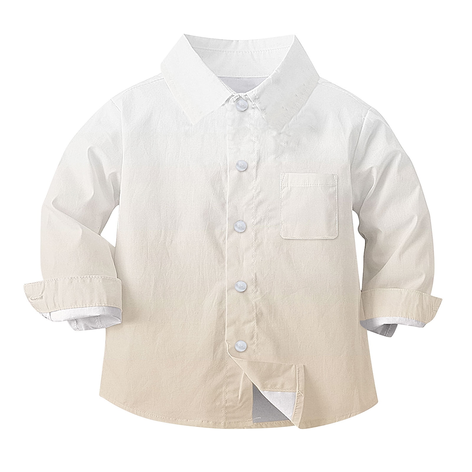 HAiming Toddler Boys Girls Plaid Shirts Trendy Lapel Long Sleeve Button ...