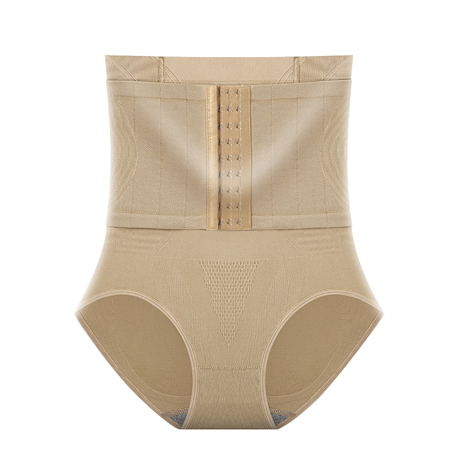 HAiming Womens High Waisted Shapewear Panties Seamless Adjustable Waist ...