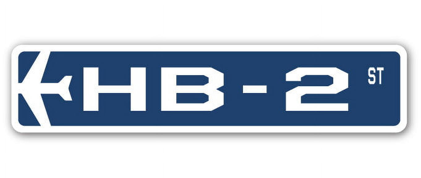 HB-2 Street Sign Air Force Aircraft Military | Indoor/Outdoor | 36 ...
