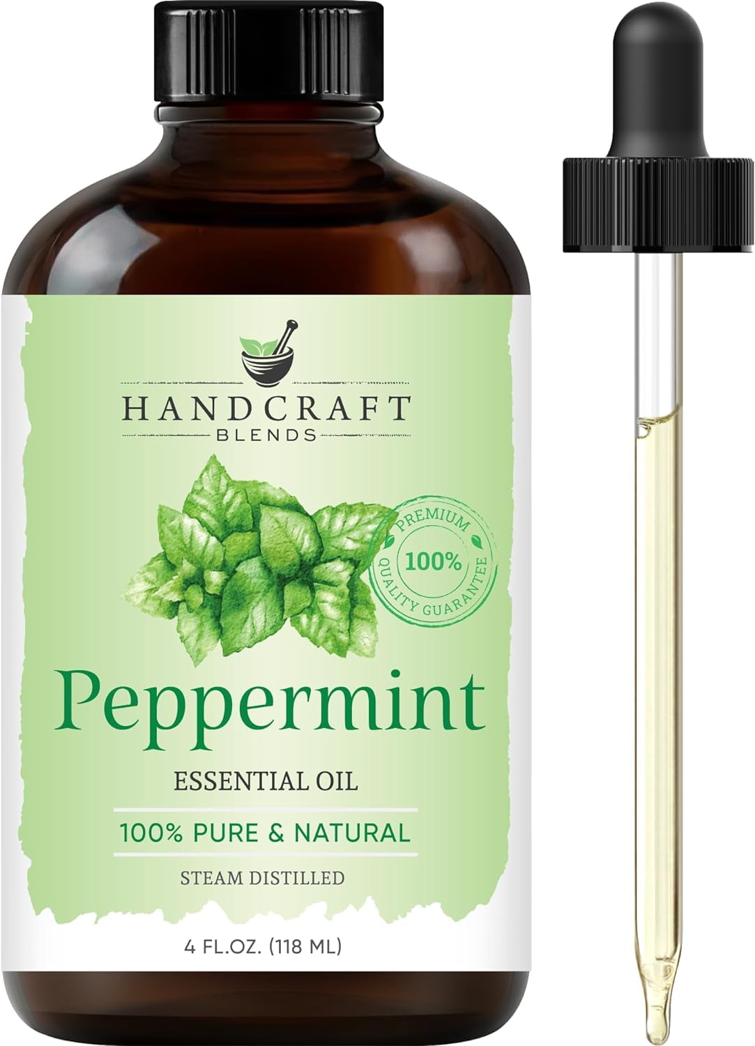 Handcraft Blends Peppermint Essential Oil, Pure and Natural DIffuser ...