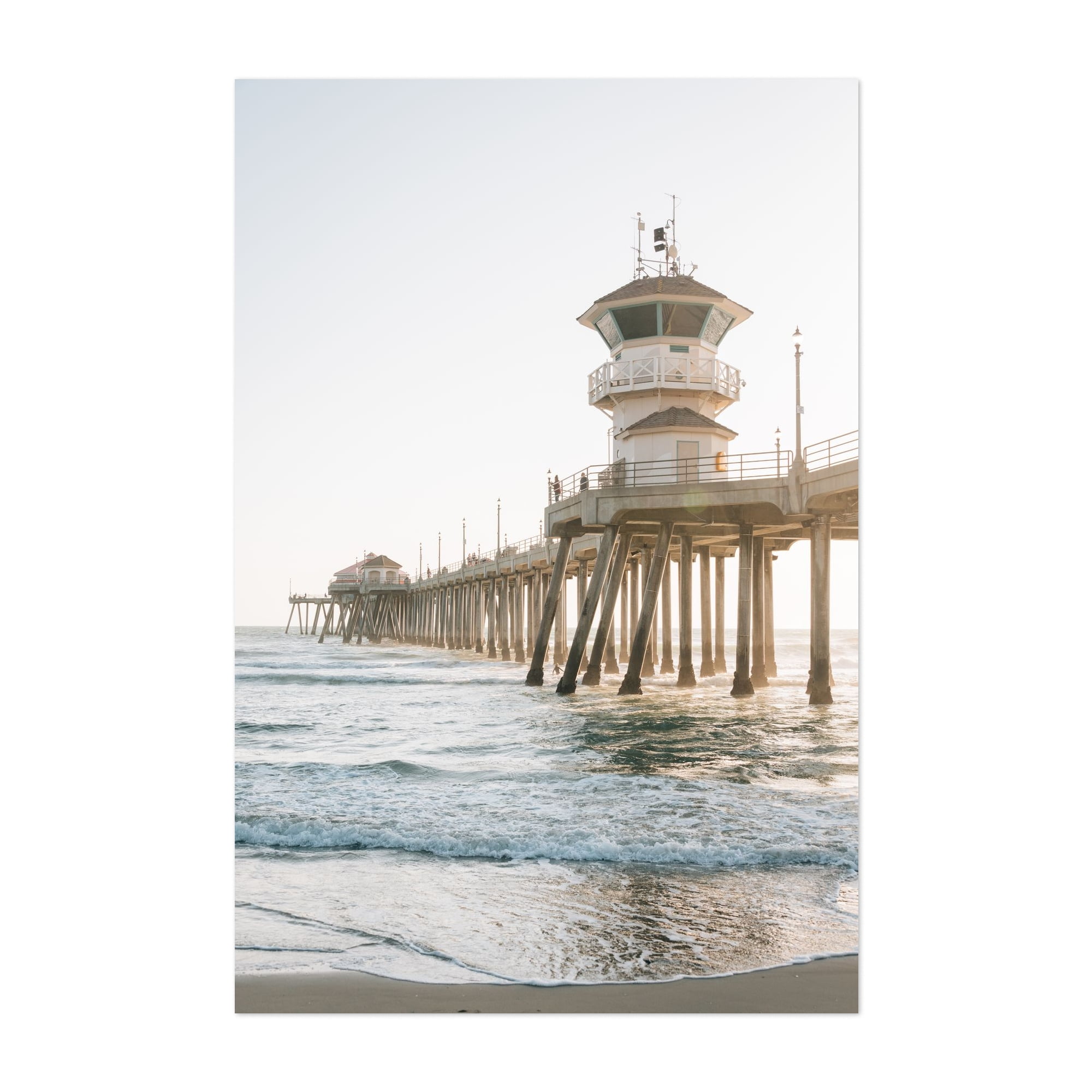 HB Pier 02 - Huntington Beach California Photography Unframed Wall Art ...