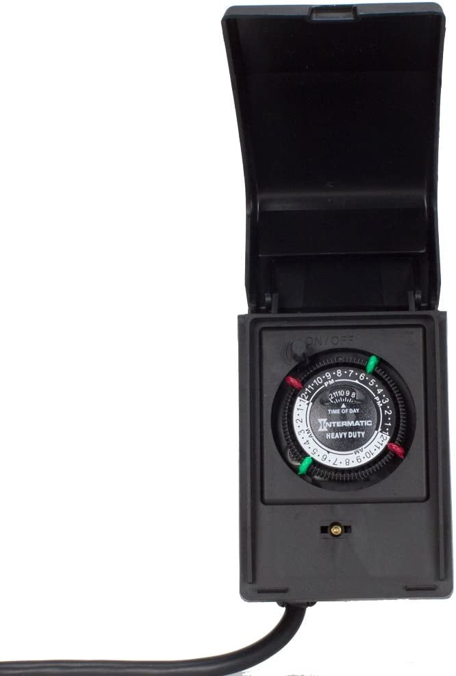 HB11K Heavy-Duty Outdoor Plug-in Timer – 2 ON/2 Off Settings, 30-Min ...