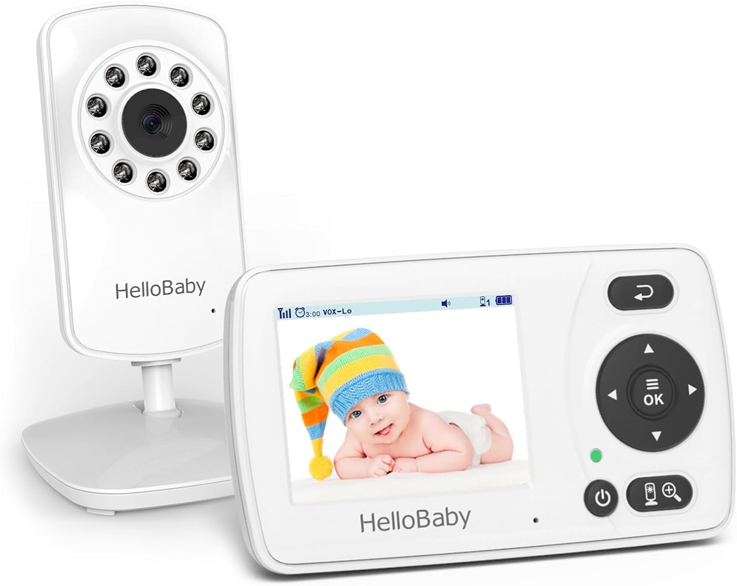 HB30 Video Baby Monitor with Digital Camera and Audio, No WiFi No App ...