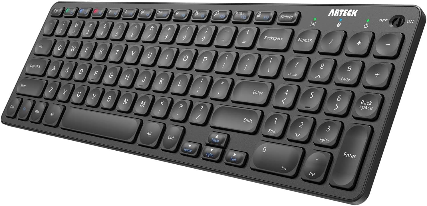 HB305-2 Universal Multi-Device Bluetooth Keyboard Ultra Compact ...