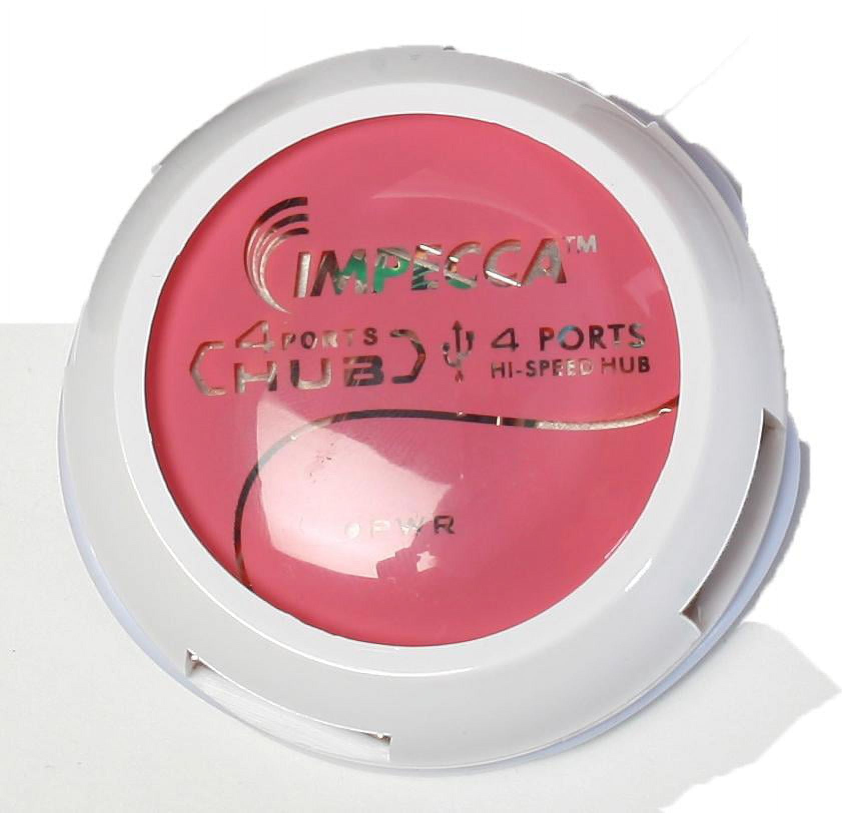 HB400 4-Port High Speed USB2.0 Hub - Pink - Walmart.com