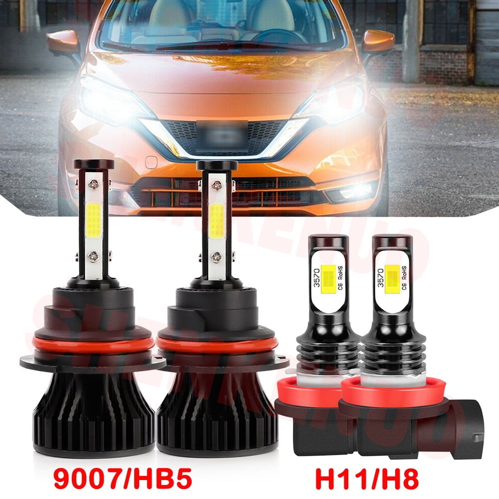 HB5 9007 High&Low Beam for Nissan Note 2014 2015 2016 2017 2018 LED ...