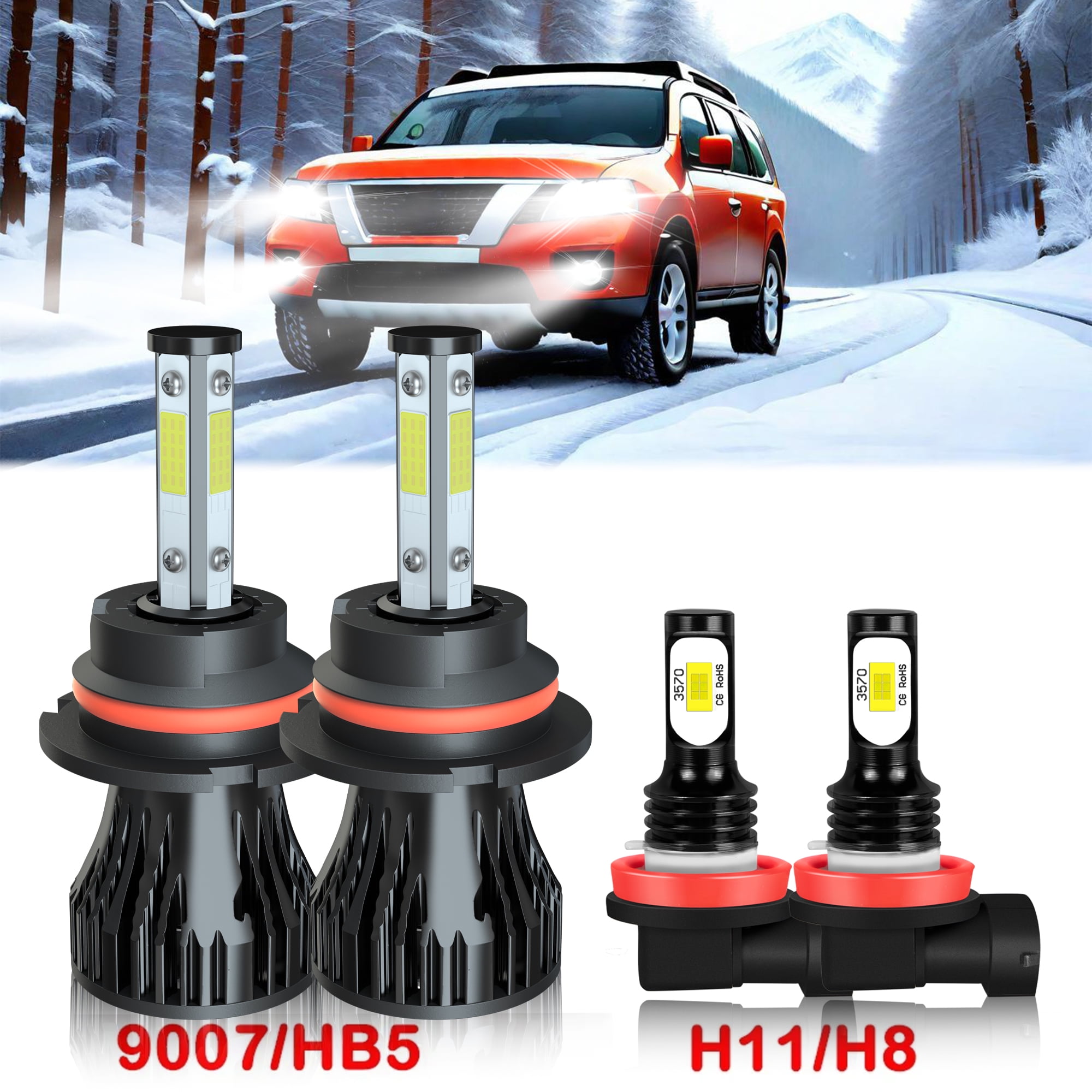 HB5 9007 High&Low Beam for Nissan Pathfinder 2005 2006 2007 2008 2009 ...