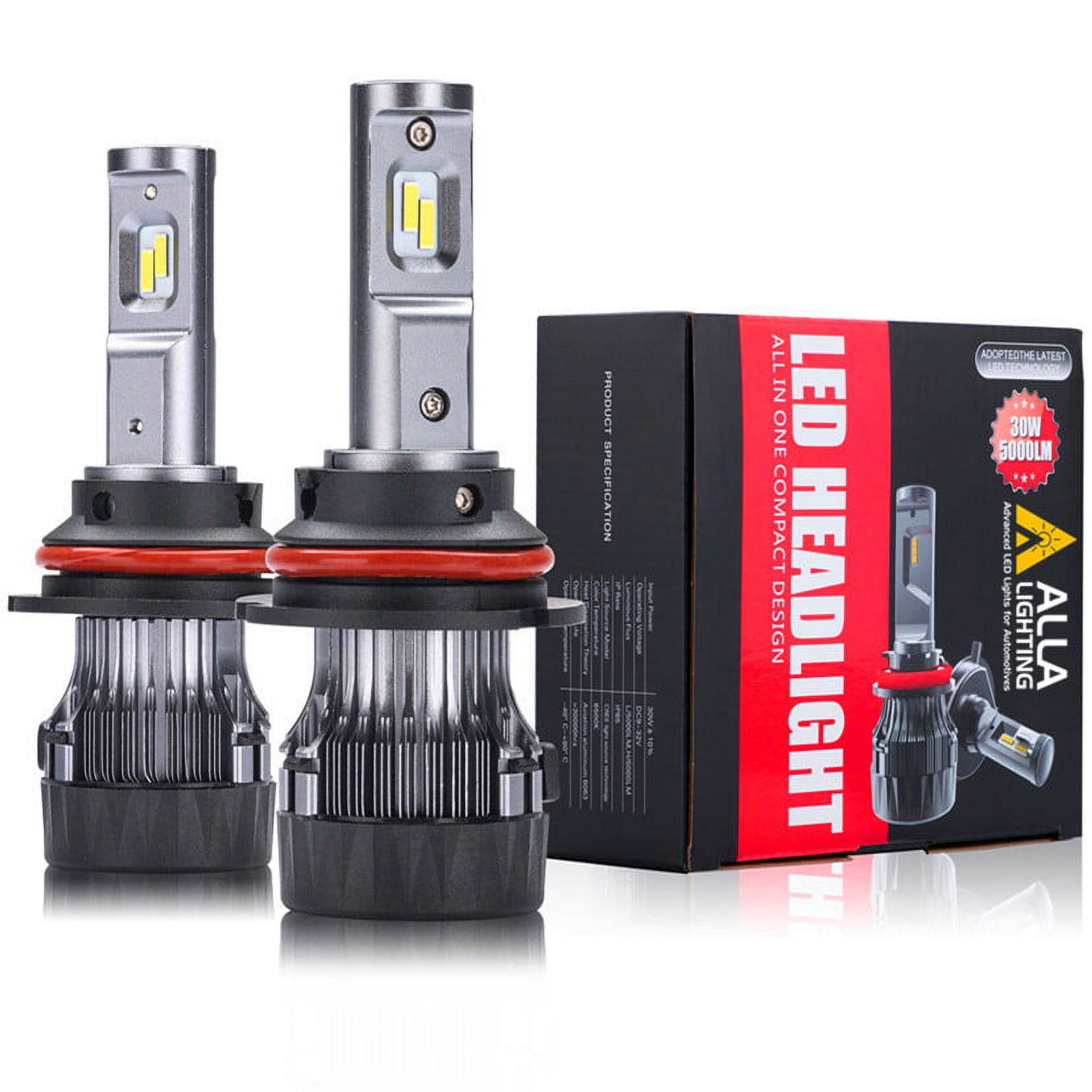 HB5 9007 LED Headlight Bulbs 6000K Xenon White Xtreme Super Bright S ...