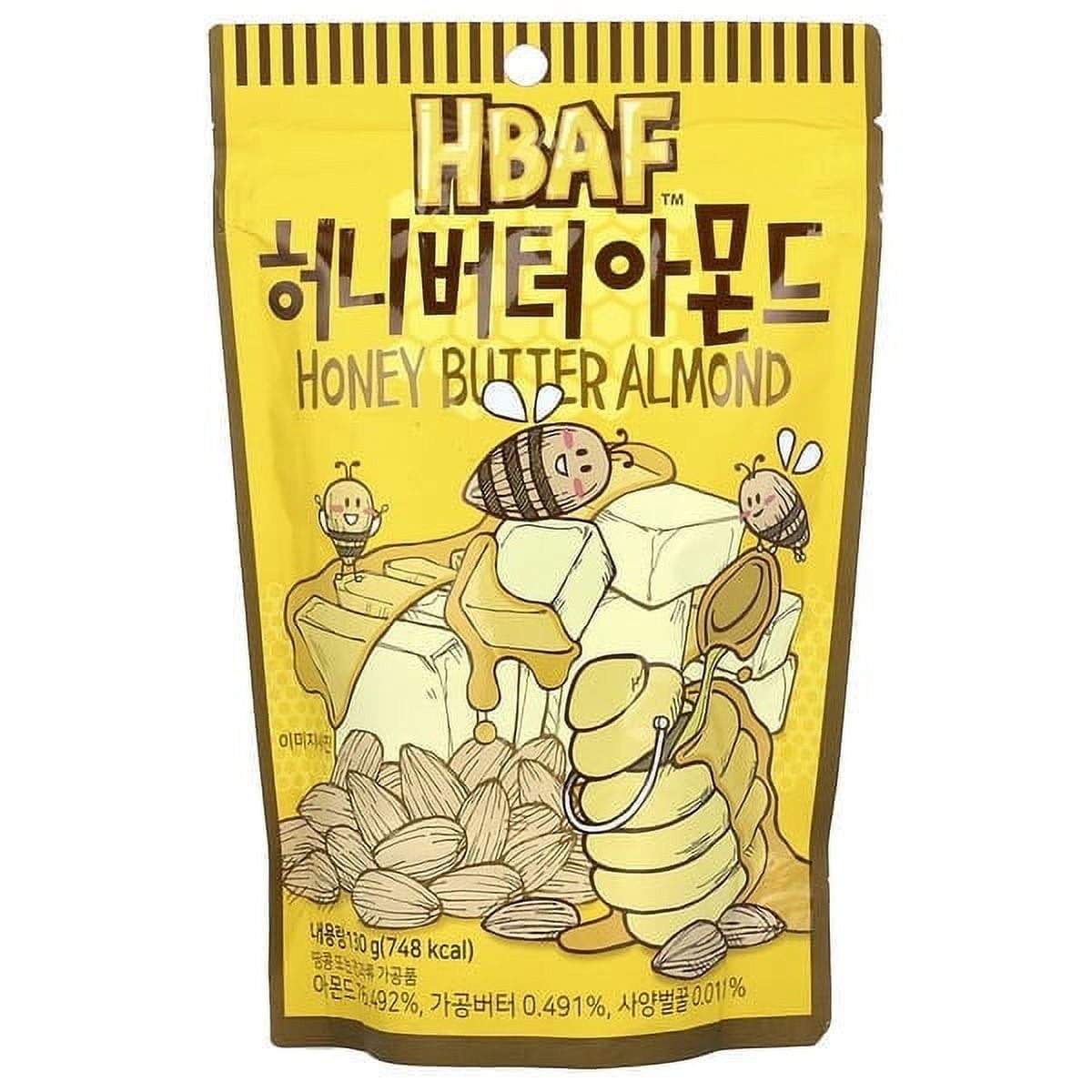 HBAF, Honey Butter Almond, 4.23 oz Pack of 2 - Walmart.com