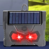 4-Pack Solar Outdoor Animal Repeller, Deer Deterrent with Red Lights ...