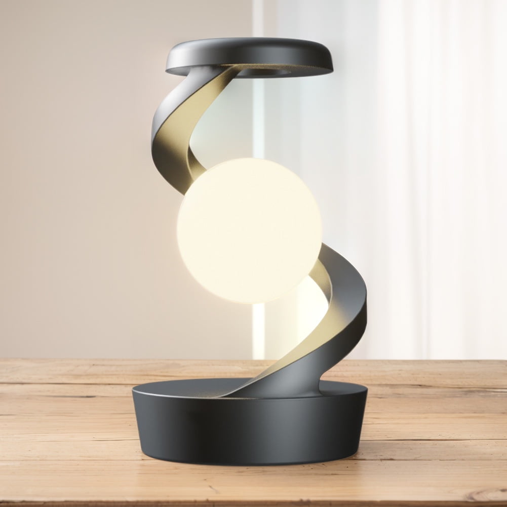 HBASD 3D Levitating Ball Lamp, Creative Table 3D LED Lamp Unique Desk ...
