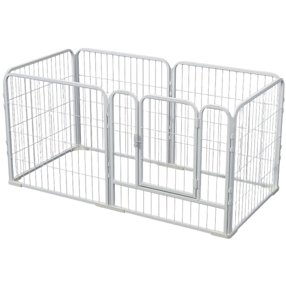 HBASD 6-Panel Pet Dog Puppy Playpen, Foldable Dog Fence for Puppies and ...