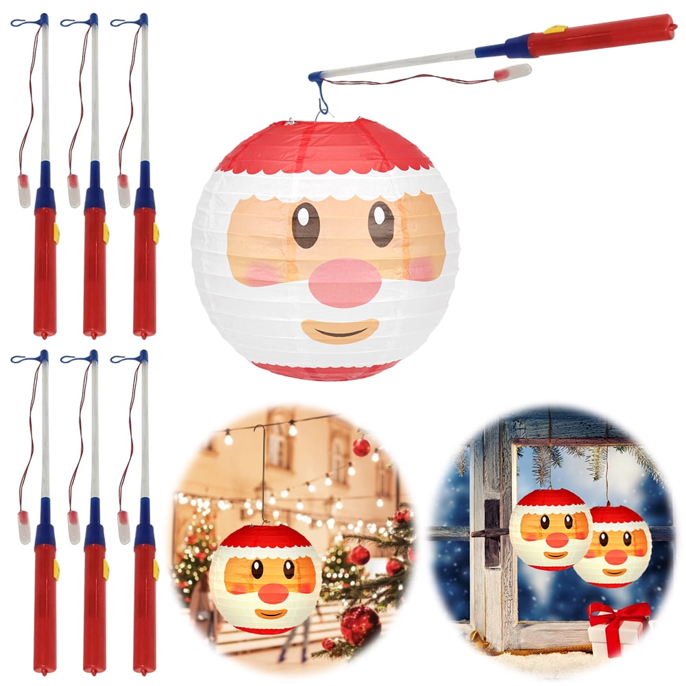 HBASD 6pcs LED Lantern Holder Walking Stick Lantern Stick LED ...