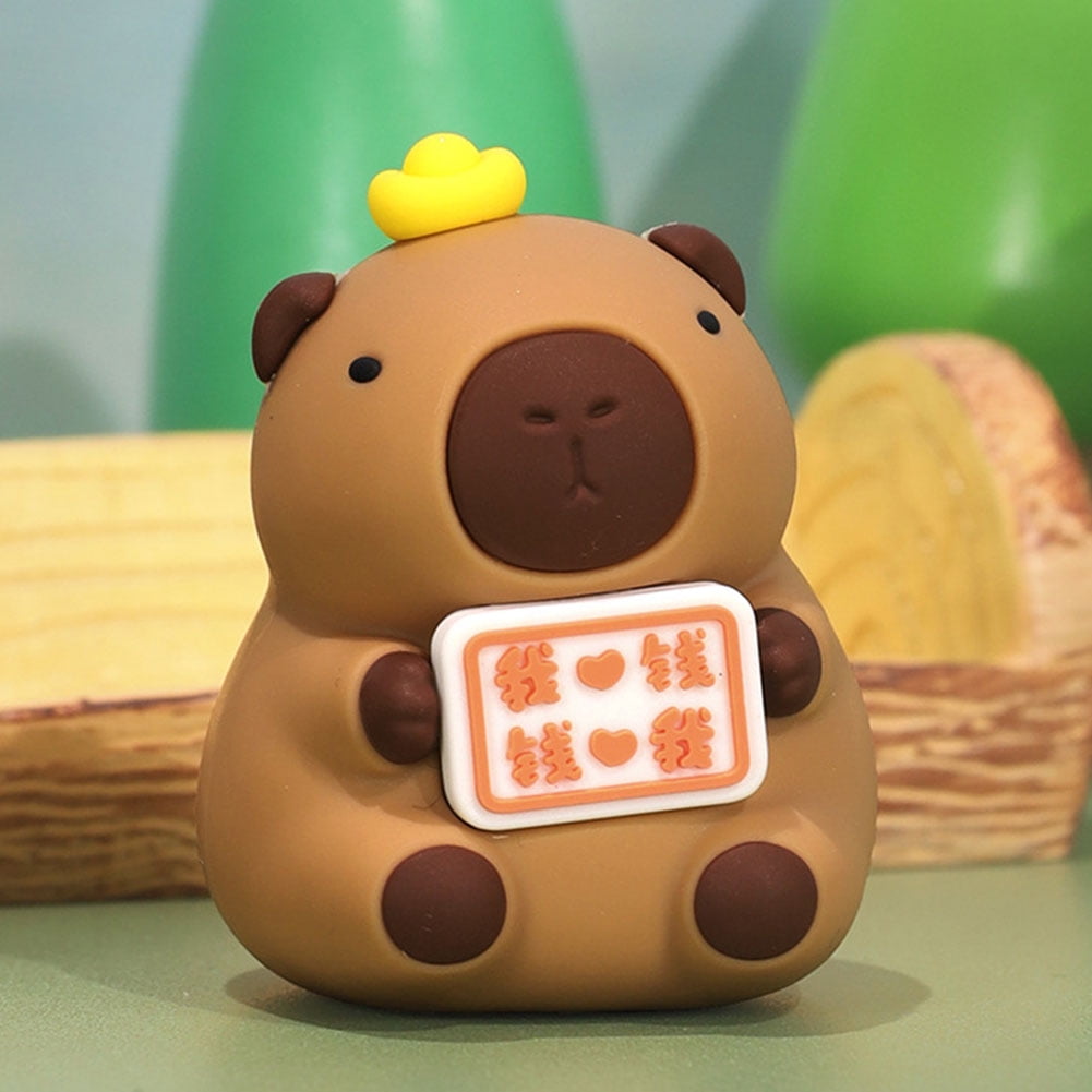 HBASD Capybara Statue Animal Ornament, Party Birthday Decorations ...