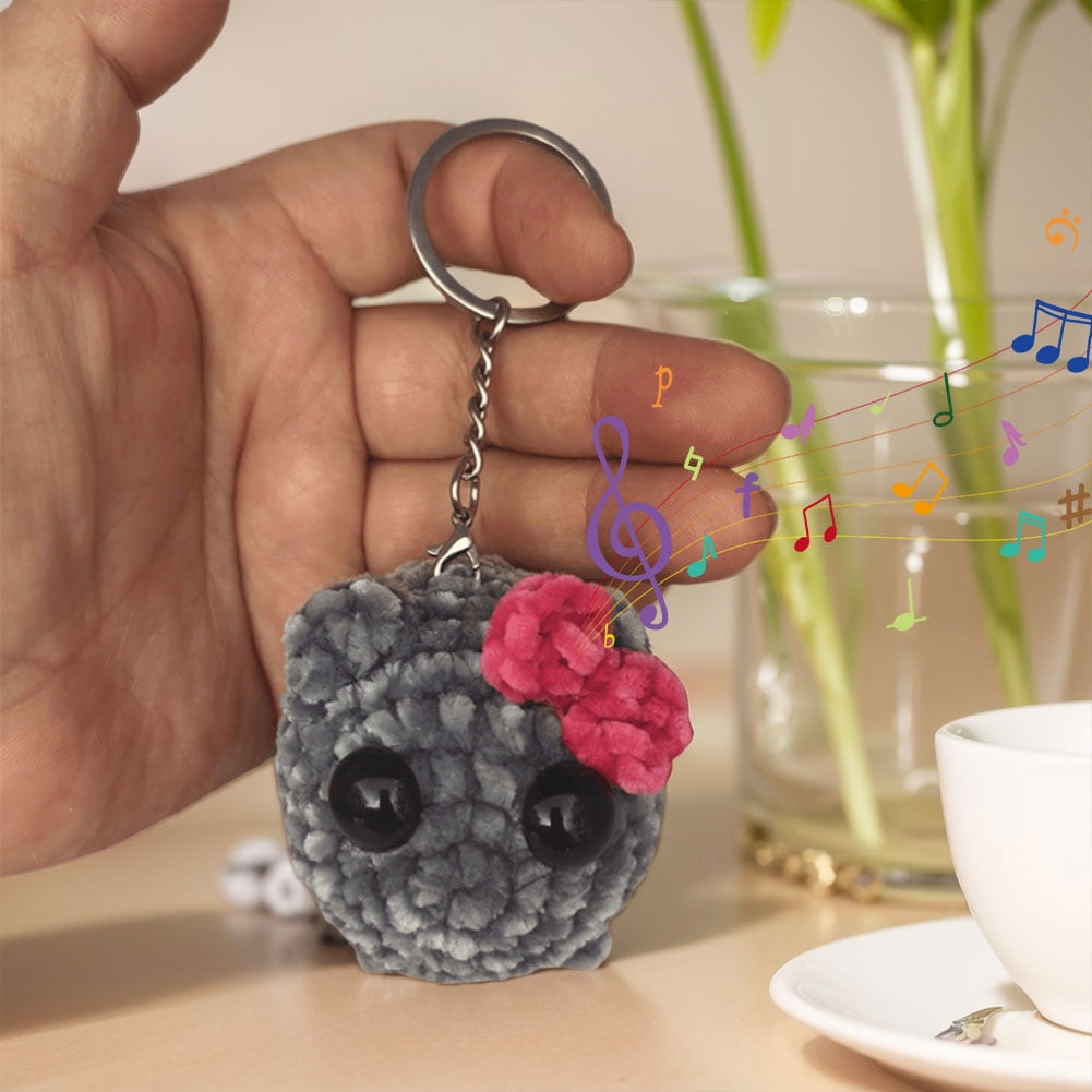 HBASD Cute Sad Hamster Meme Keychain, Sad Hamster Plush Toy with Music ...