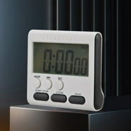 Mainstays Digital Kitchen Timer, Magnetic Countdown Count up Timer with ...