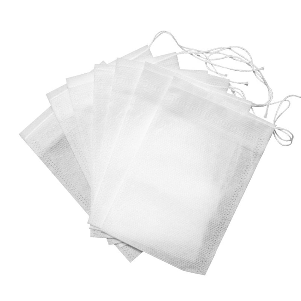 HBASD Disposable Tea Filter Bags for Loose Tea, Non-woven Fabric Tea ...