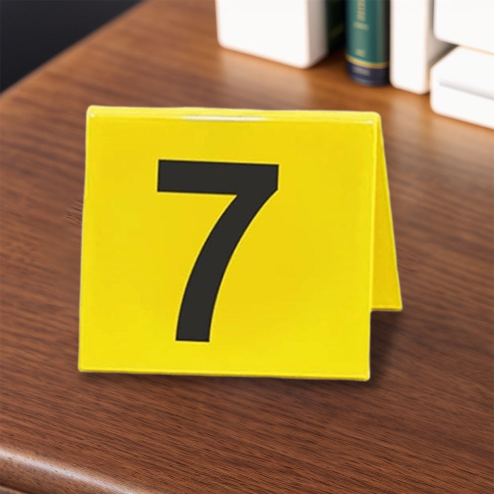 HBASD Evidence Markers Detective Scene Markers Decorations 1-10 Number ...