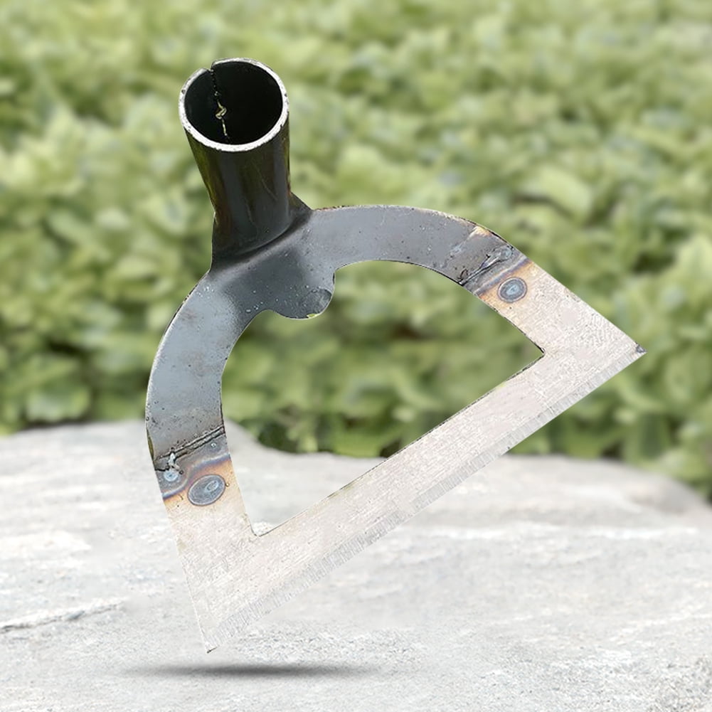 HBASD Gardening Tools Hollow Hoe, All-Steel Hardened Sharp Edge Garden ...