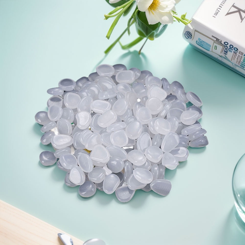 HBASD Glow in The Dark Pebbles, 100 pcs Reusable Glow Rocks for ...